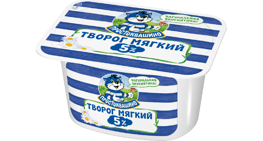 Творог мягкий Простоквашино 5% 130г
