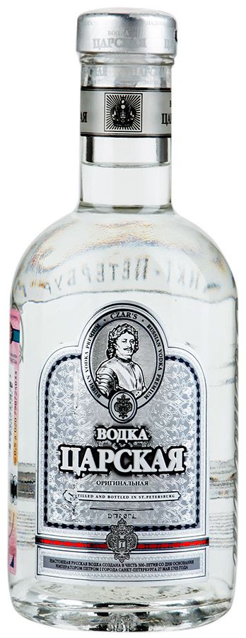 Водка Царская Оригинальная 40% 0,5л